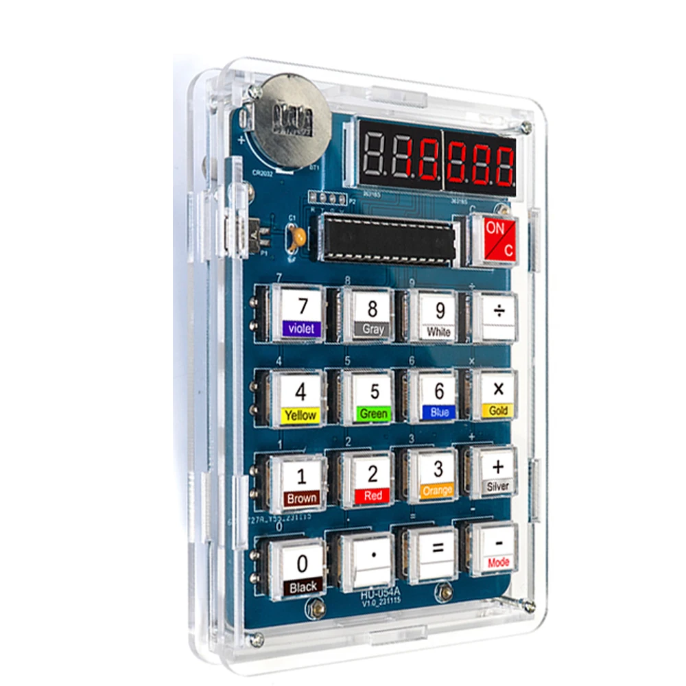 LED-Display-DIY-Calculator-Making-Electronic-Kit-MCU-Soldering-Training ...
