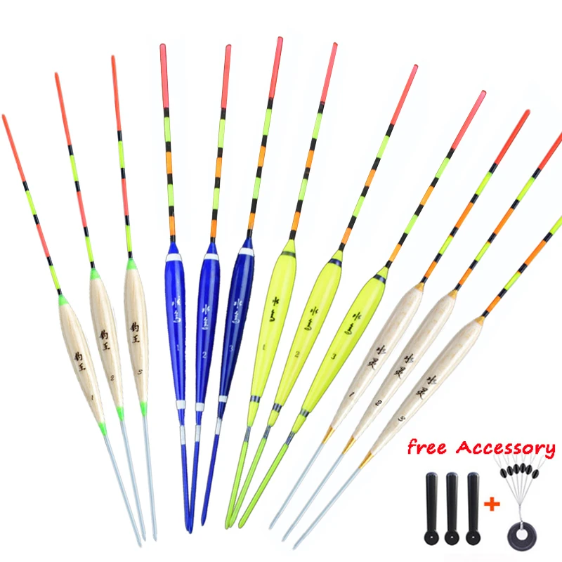 Wlpfishing 3pcs/lot Fishing Floats Superfine Workmanship Freshwater ...