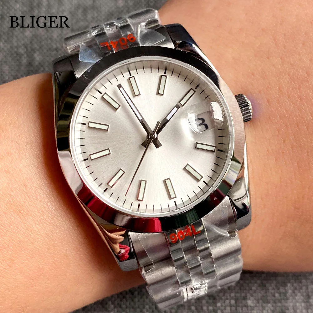 BLIGER-36mm-NH35A-Polished-Case-Automatic-Watch-Men-Jubilee-Strap ...