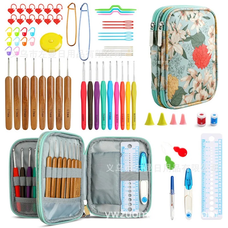 2-Sets-DIY-Crochet-Hooks-Needles-Stitches-Knitting-Craft-Case-Crochet ...