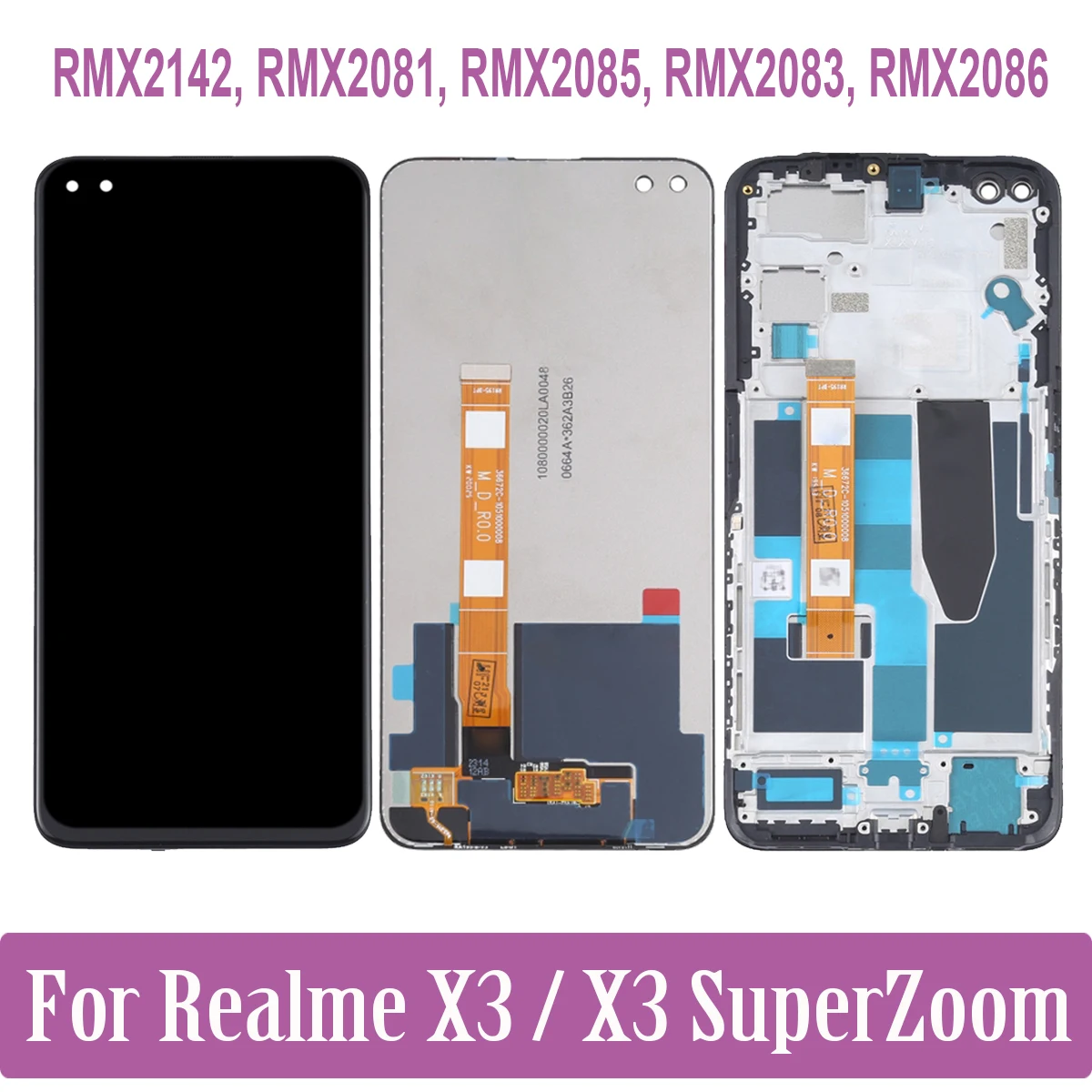 For-Realme-X3-SuperZoom-LCD-Display-RMX2086-RMX2142-RMX2081-RMX2085 ...