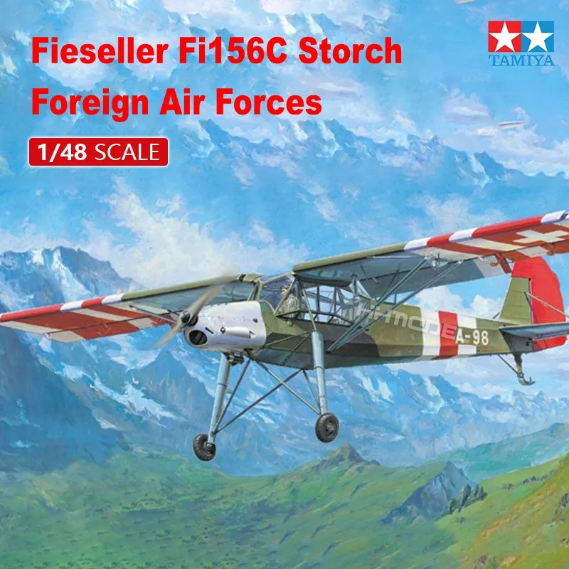 Tamiya 25158 Airplne Model 1/48 Scale Fieseller Fi15C Storch Foreign ...