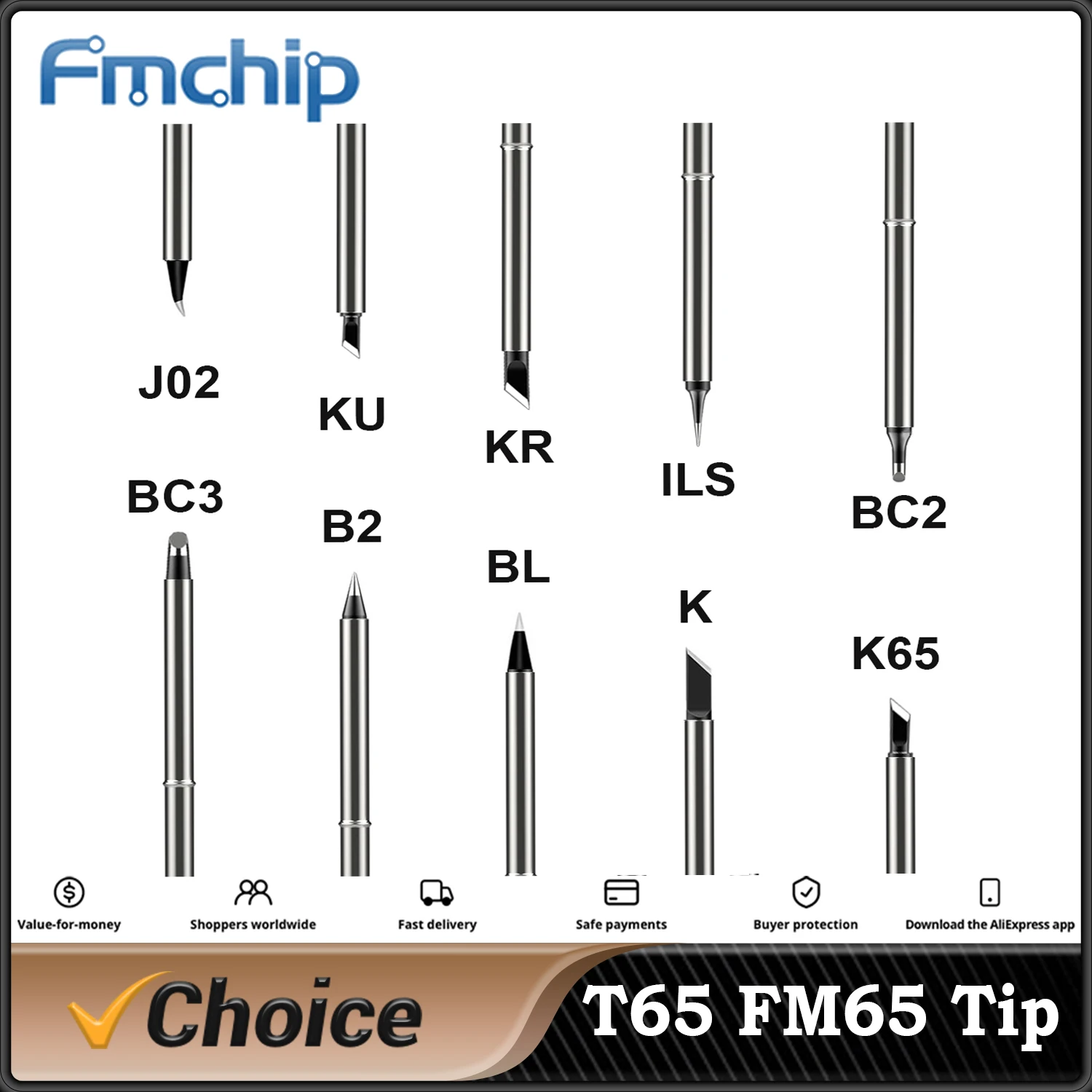 T65-FM65-Soldering-Iron-Tips-Replacement-Heater-Solder-Tip-BC2-KU-K65 ...