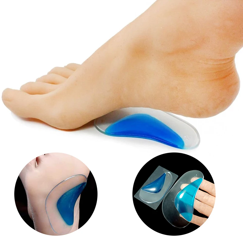 Arch-Support-Silicone-Gel-Insole-for-Foot-Flatfoot-Corrector-Shoe ...