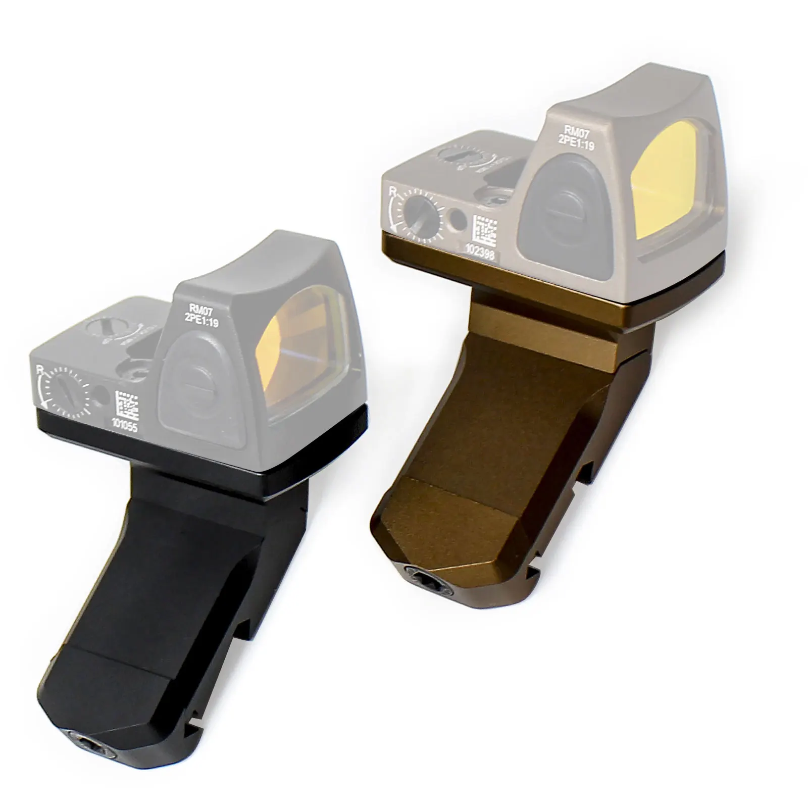 SOTAC GEAR Tactical Optic Red Dot Sight Mount 45 Degree Offset Mount ...