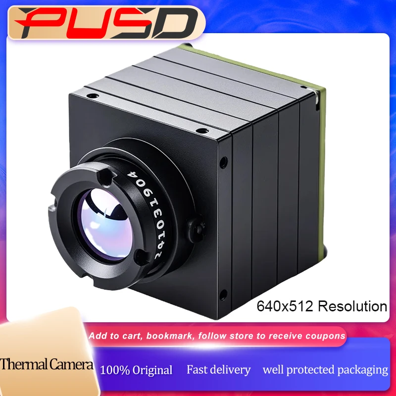 FPV Drone Thermal Imaging Module 640x512 Resolution 50Hz CVBS Infrared ...