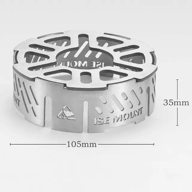 Folding Camping Stove Windscreen Camping Burner Windshield Tri-fold ...