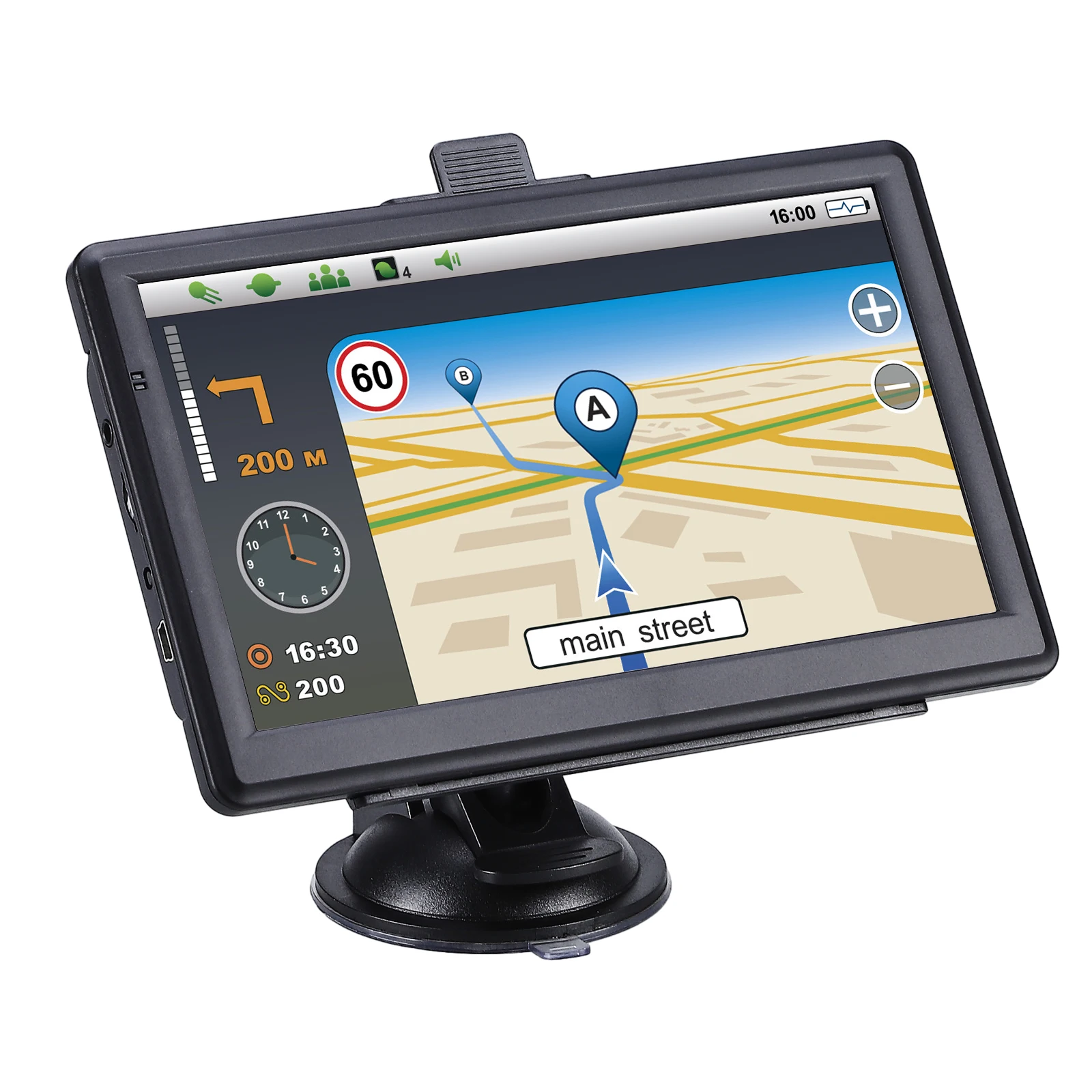 7-Car-GPS-Navigation-Truck-GPS-256M-8G-Navigtor-Touch-Screen-Sunshade ...