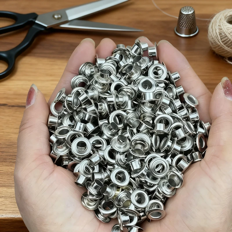 305 Set washer(4MM) stainless steel high quality s Silver Eyelet Kits ...