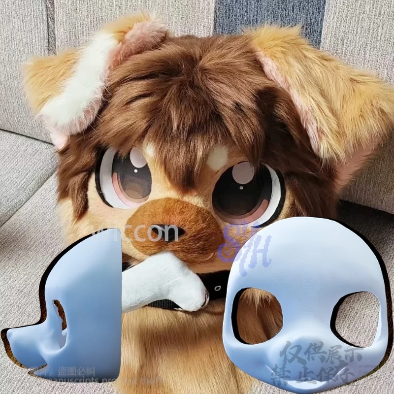 Peludo Furrsuit cachorro Cosplay Anime Kemono perro Fursuit Base Kawaii ...