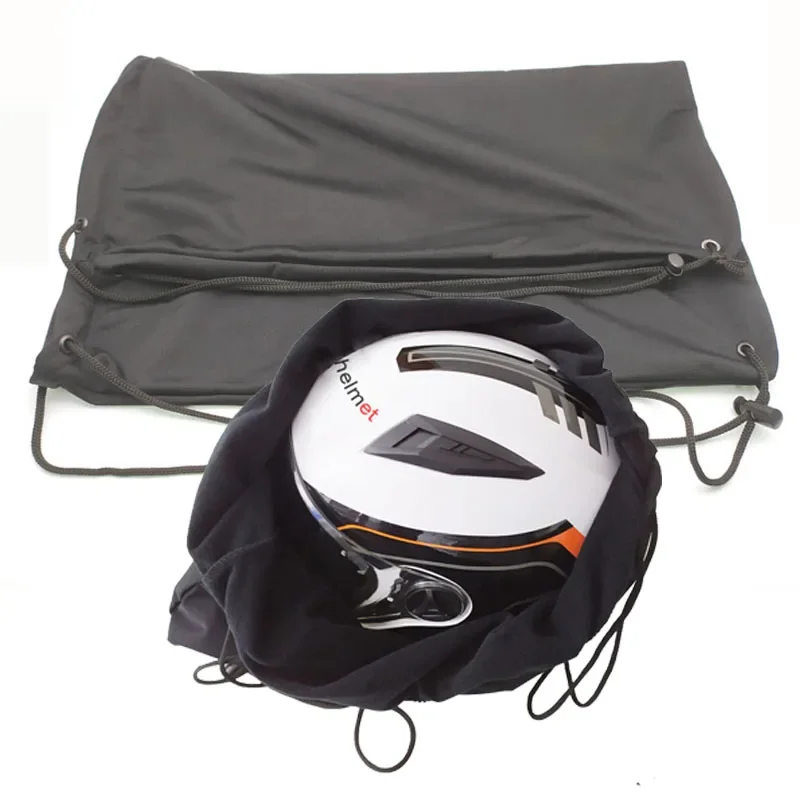 Big Size Thicken Motorcycle Helmet Bag Backpack Plush Draw Pocket for ...