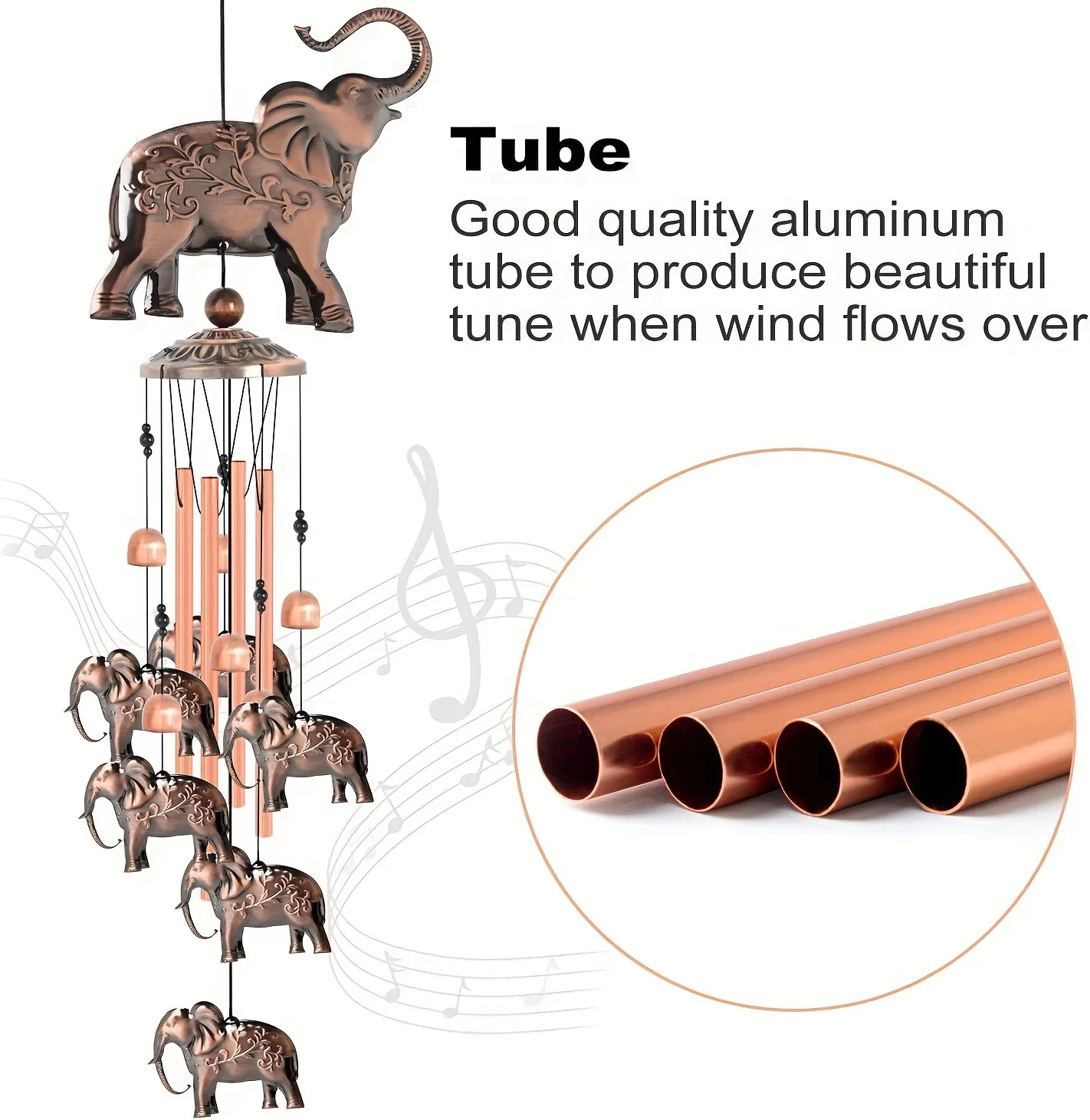 Elephant Wind Chime - merchbygift