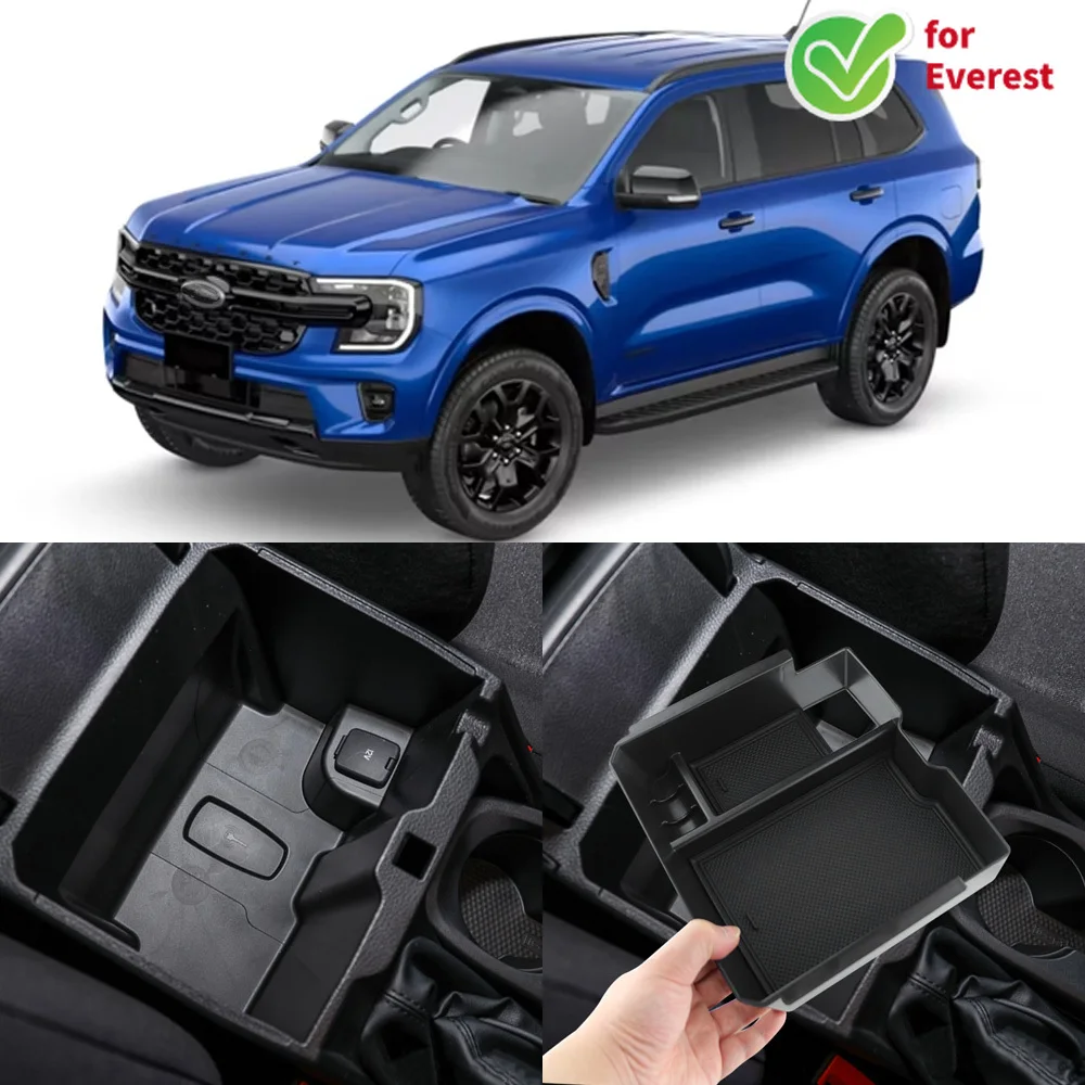 Car-Armrest-Storage-Box-for-Ford-Everest-Ranger-PX-MK2-2016-2017-2018 ...