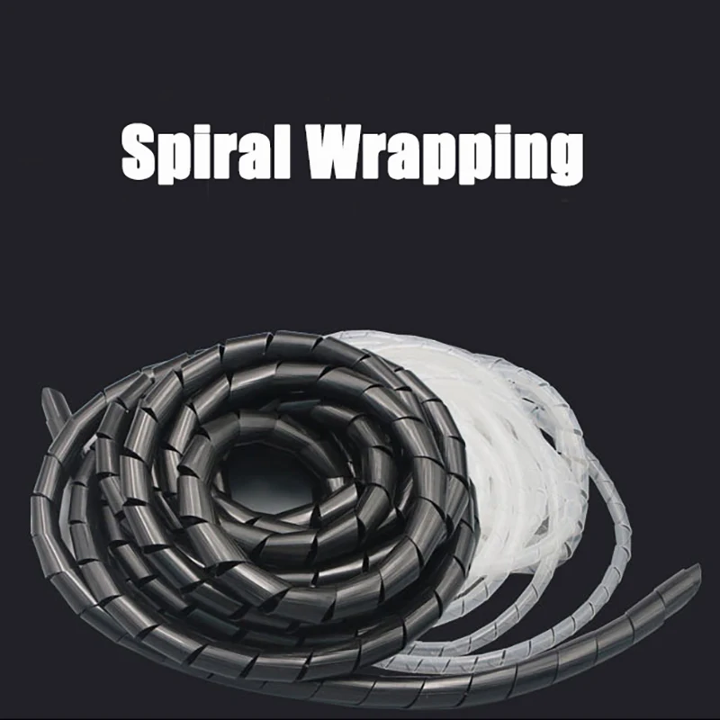 5M-10M-6mm-Spiral-Wrap-Sleeving-Band-Tube-Flame-Retardant-Cable ...