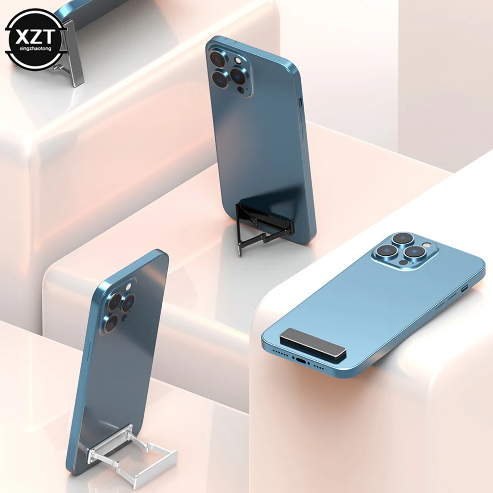 Mini Aluminum Alloy Holder For Phone Invisible Foldable Mobile Phone ...