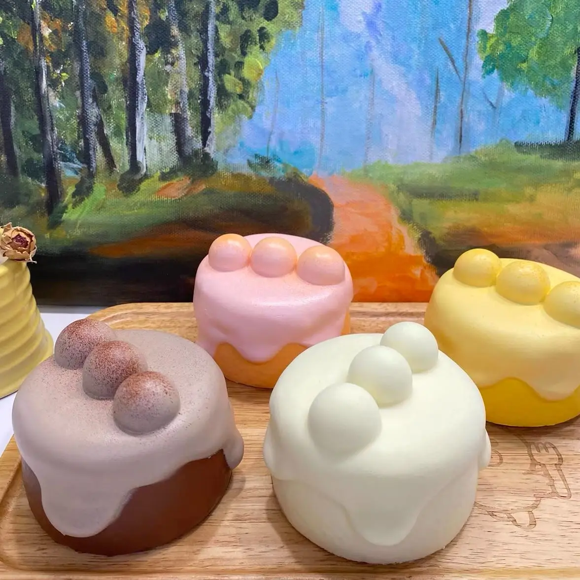 Squishy-Mochi-Cake-Soy-Milk-Squeeze-Food-Stress-Ball-Creative-Squishy ...