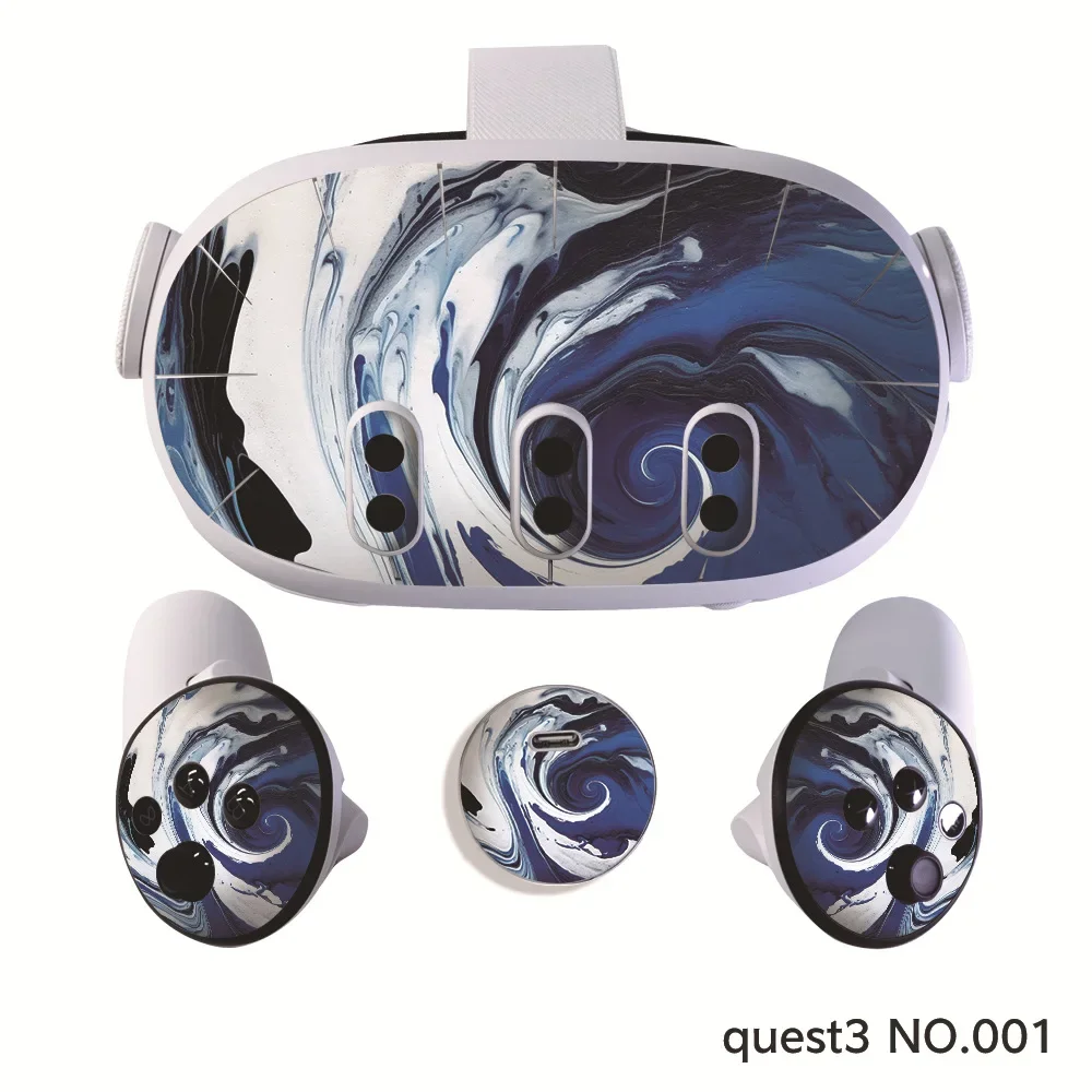For Meta Quest 3 skins skin color sticker protective film pasting for ...