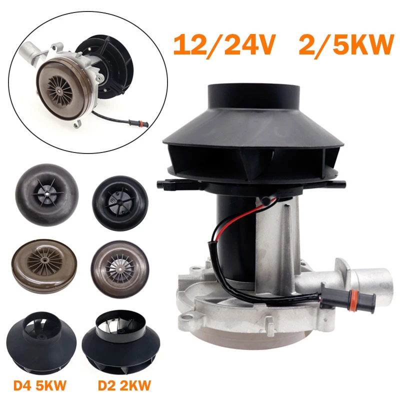 12v/24v Car Heater Blower Fan Motor Assembly Wind Wheel Inner Blower ...