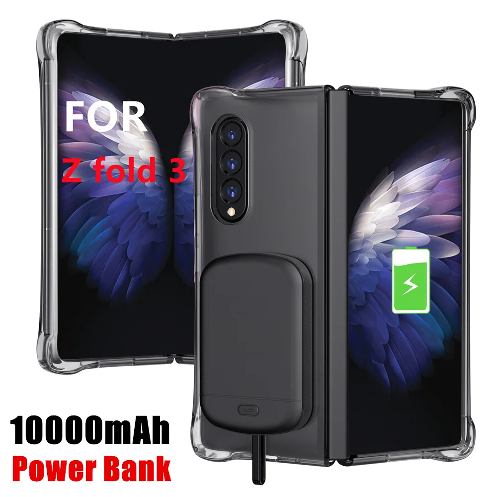 For Samsung Galaxy Z Fold 4 Battery Cases 10000mah External Battery ...