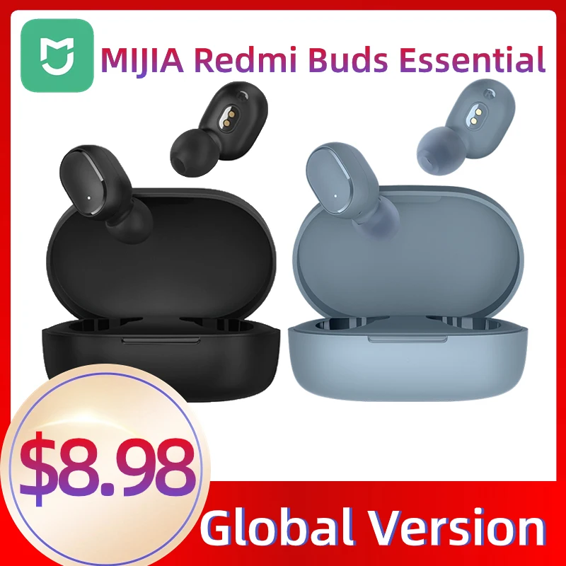 MIJIA-Xiaomi-Redmi-Buds-Essential-Bluetooth-Earphone-IPX4-18-Hours ...
