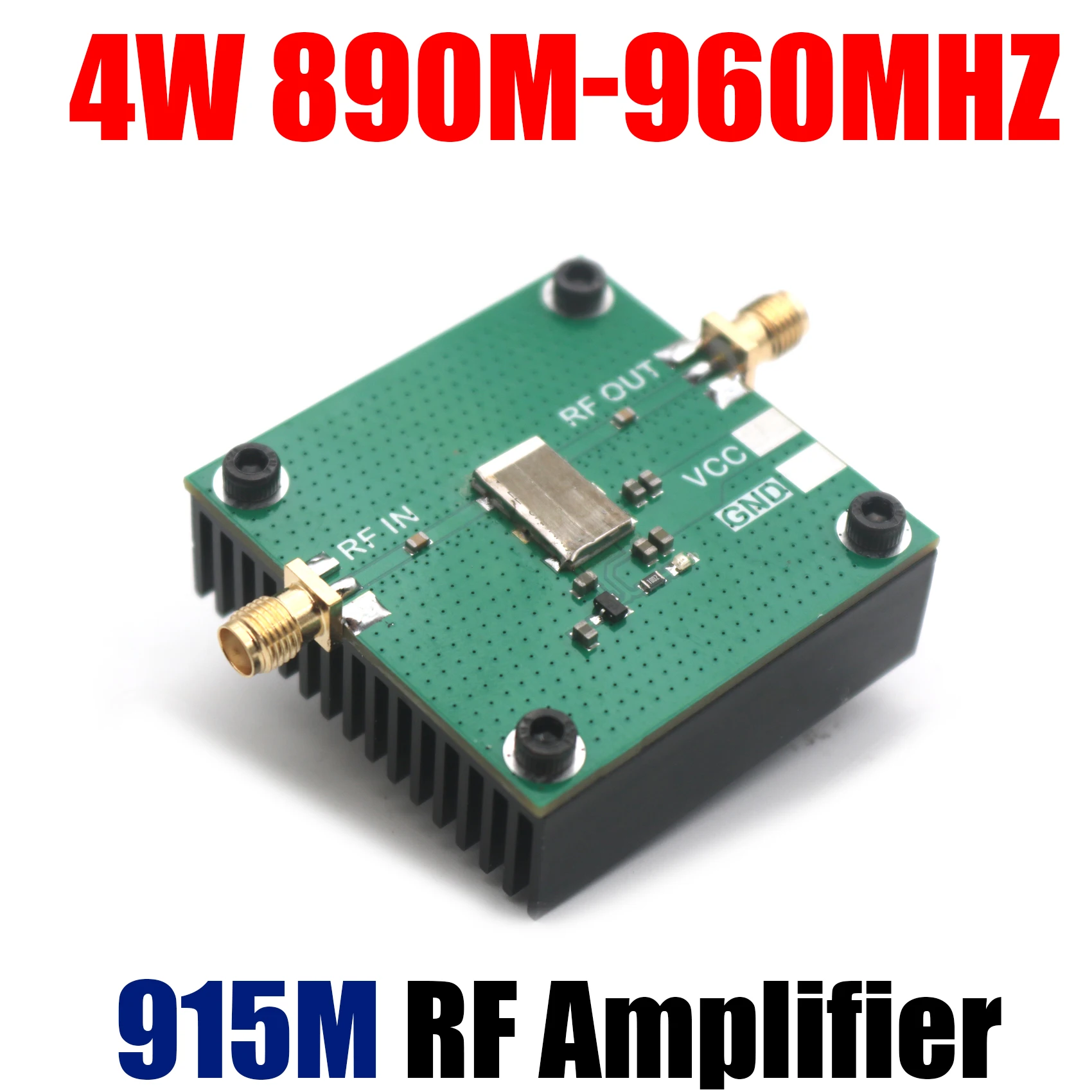 915M 4W RF Power Amplifier 890-960MHz FOR HAM Radio RFID Transmitter ...