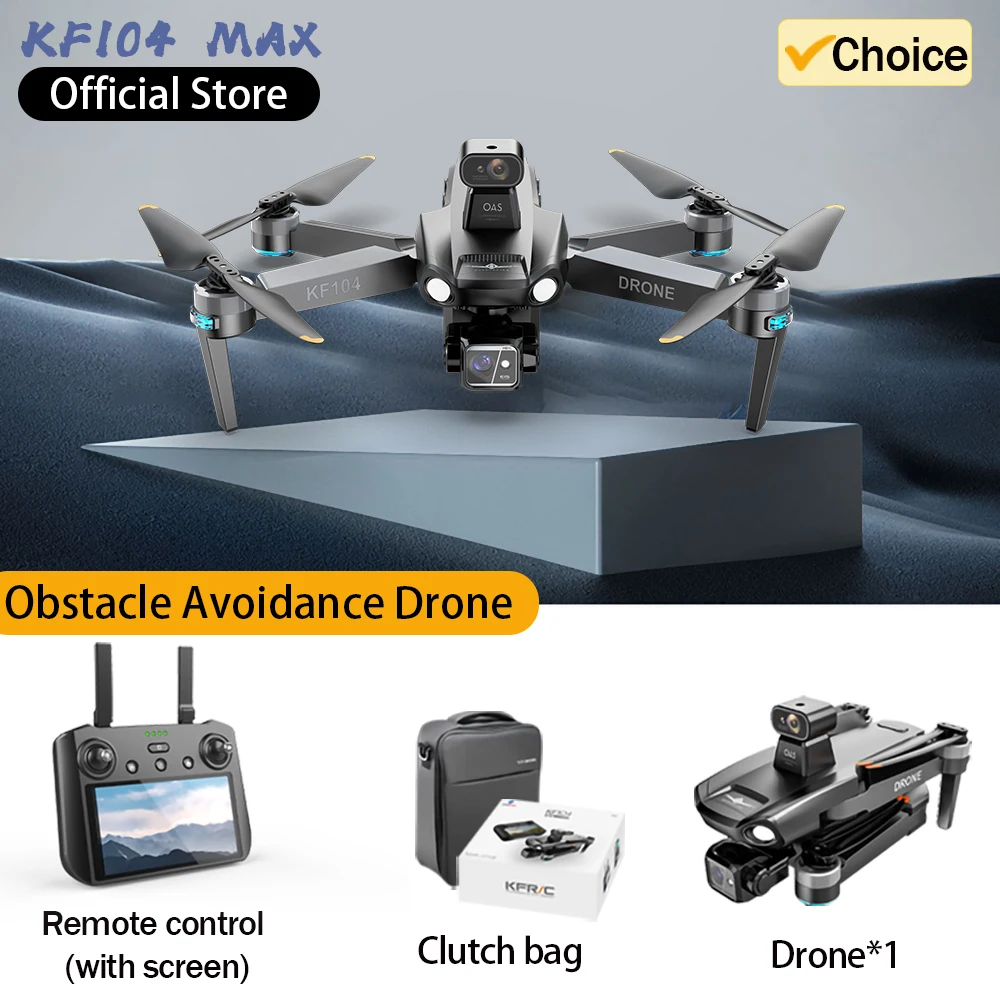 New-KF104-MAX-RC-Drone-with-Screen-5KM-FPV-Wide-Angle-8K-Dual-Camera ...