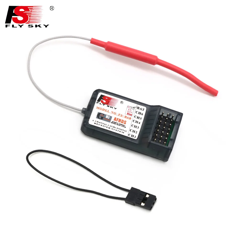 FlySky FS-R6B 2.4Ghz 6CH GFSK PCM AFHDS RC Receiver Compatible With I6 ...