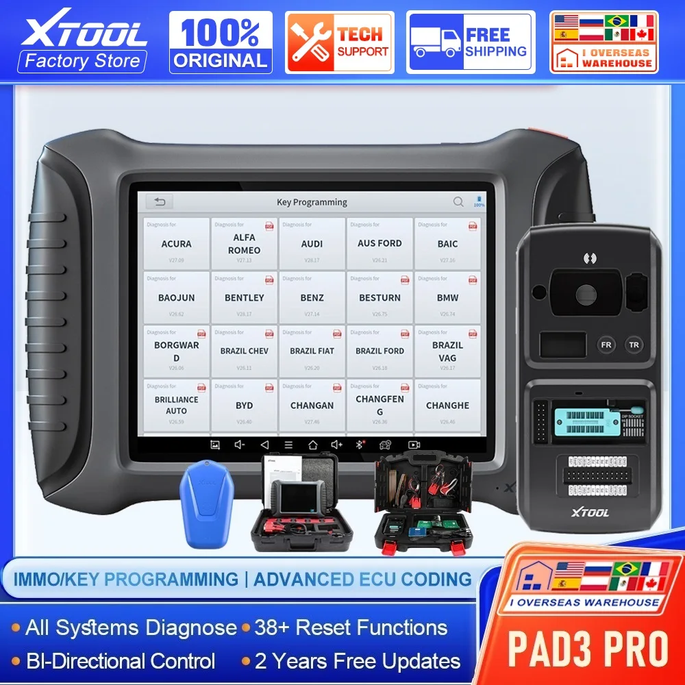 XTOOL-X100PAD3-Pro-With-KC501-Professional-Key-Programming-All-Car ...