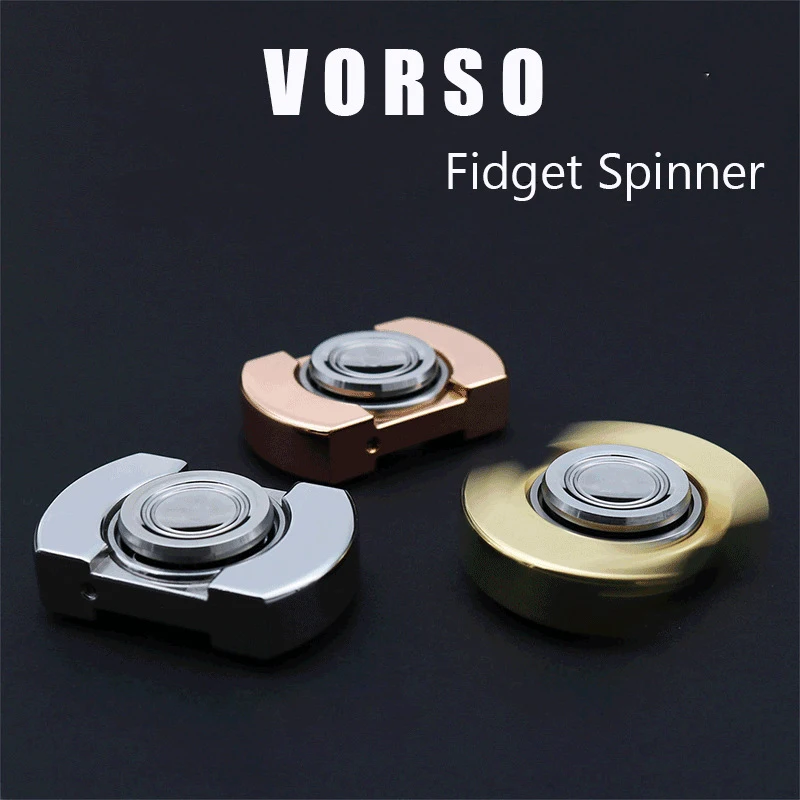 New-Metal-Fidget-Spinner-Stainless-Steel-Block-Hand-Fidget-Finger ...