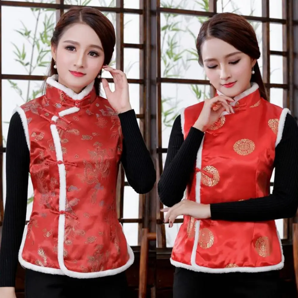 New-Year-Women-Chinese-Style-Qipao-Tang-Suit-Thicken-Velvet-Vest ...