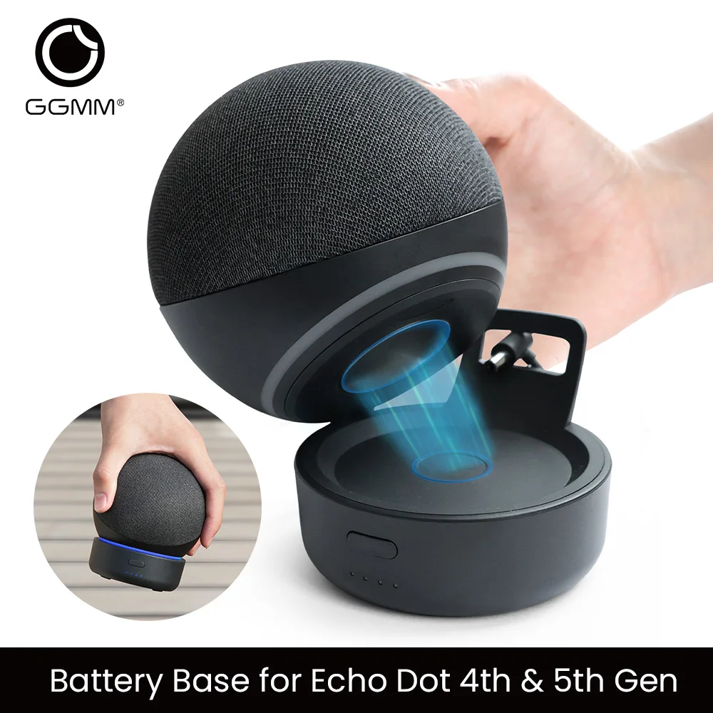 GGMM-Echo-Dot-4th-Battery-Base-for-Echo-Dot-4th-5th-Gen-Portable ...