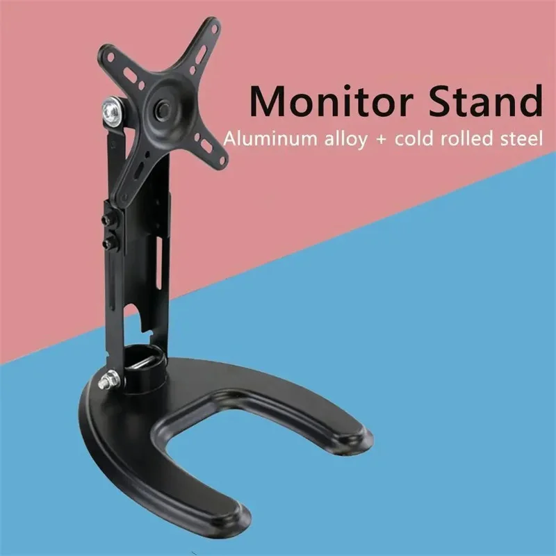 Portable-Monitor-Stand-Height-Adjustable-Vesa-Monitor-TV-Tablet-Stand ...