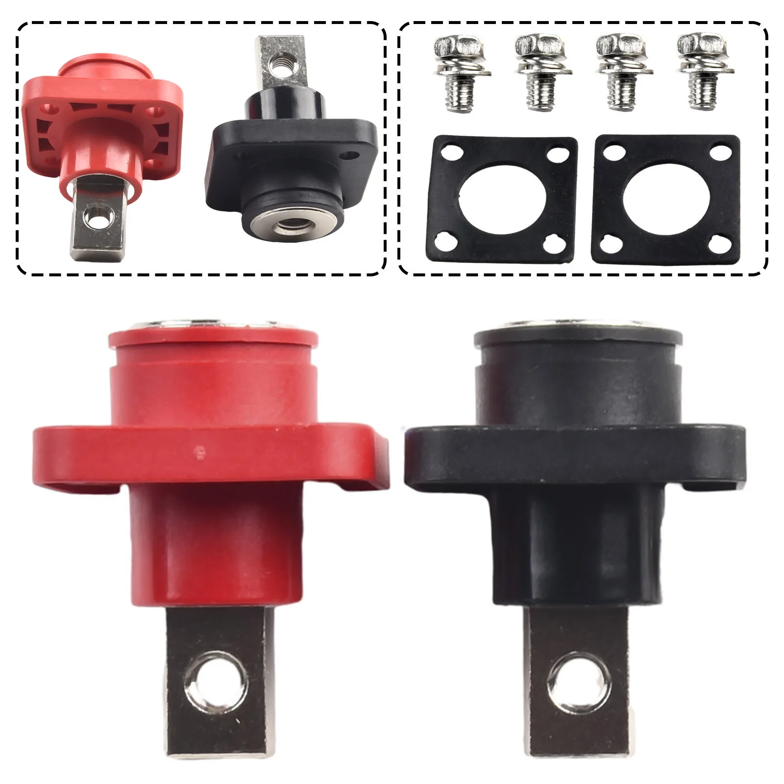 2Pcs-120A-200A-300A-400A-All-Copper-Lithium-Battery-Terminal-Connector ...