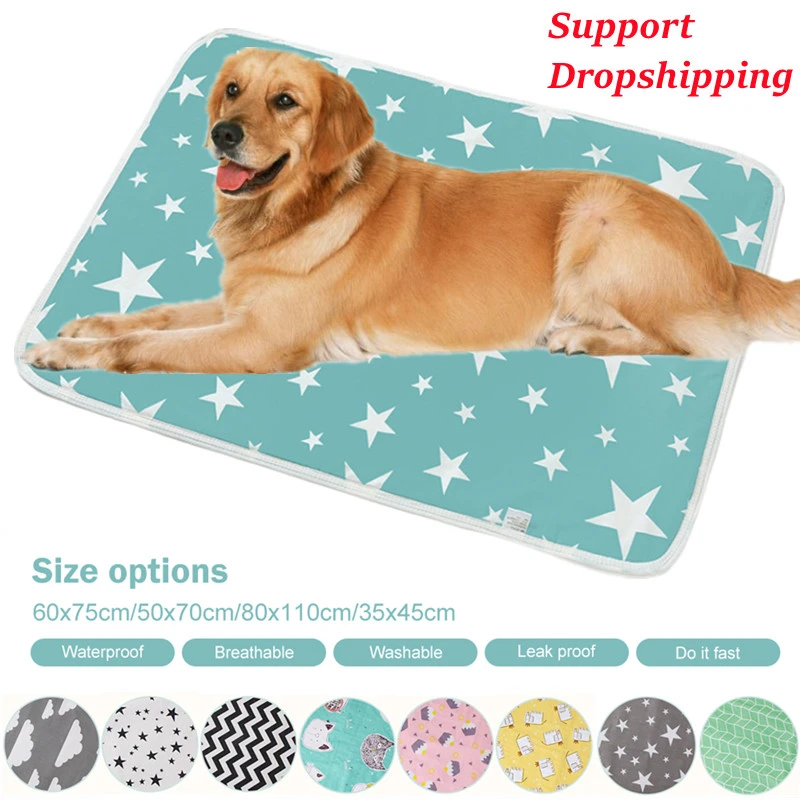 Underpad For Dogs Cooling Mats Urine Diaper Mat Waterproof Reusable ...