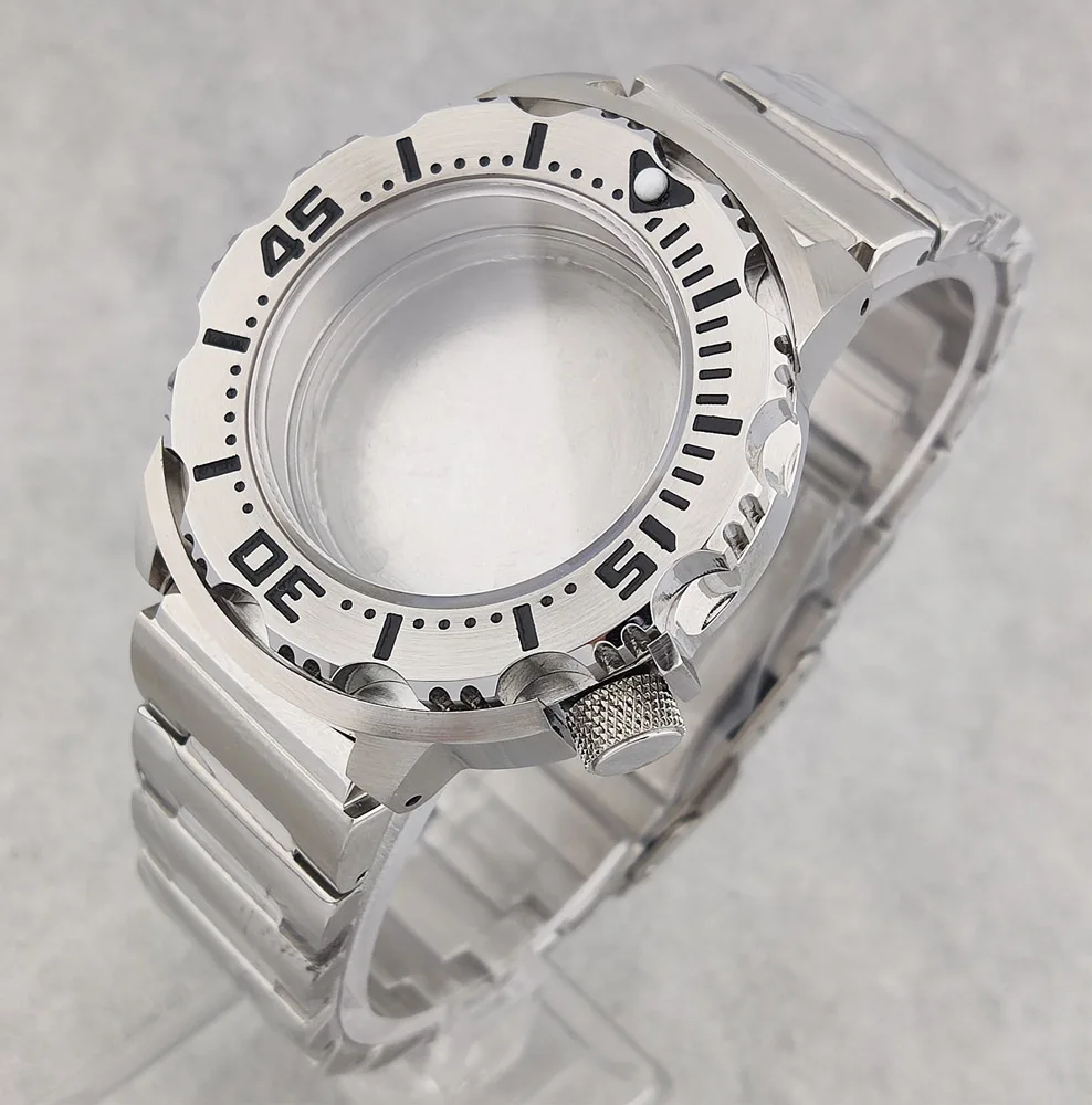 42mm Case NH35 Case NH36 Stainless Steel Sapphire Glass Water Resistant ...
