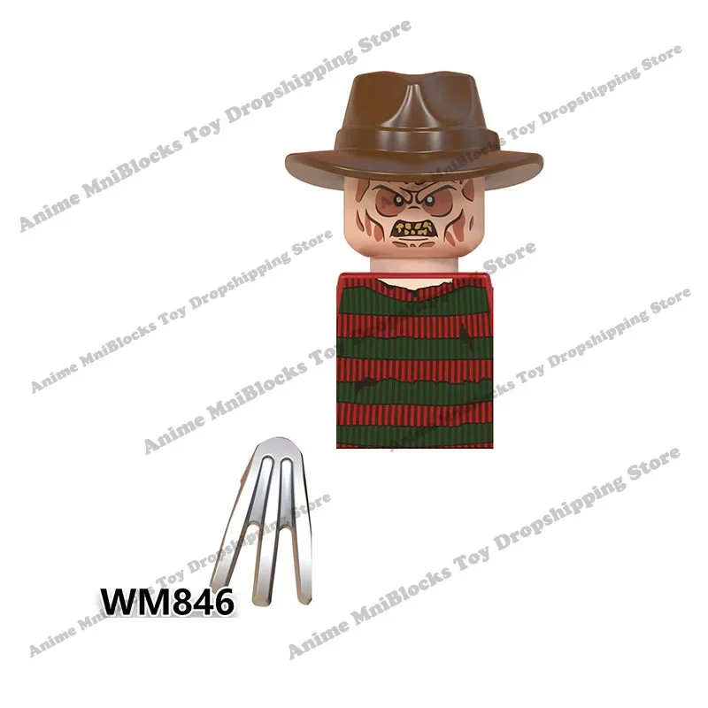 WM6075 WM6101 WM6102 Halloween Horror Movie Building Blocks The Shining ...