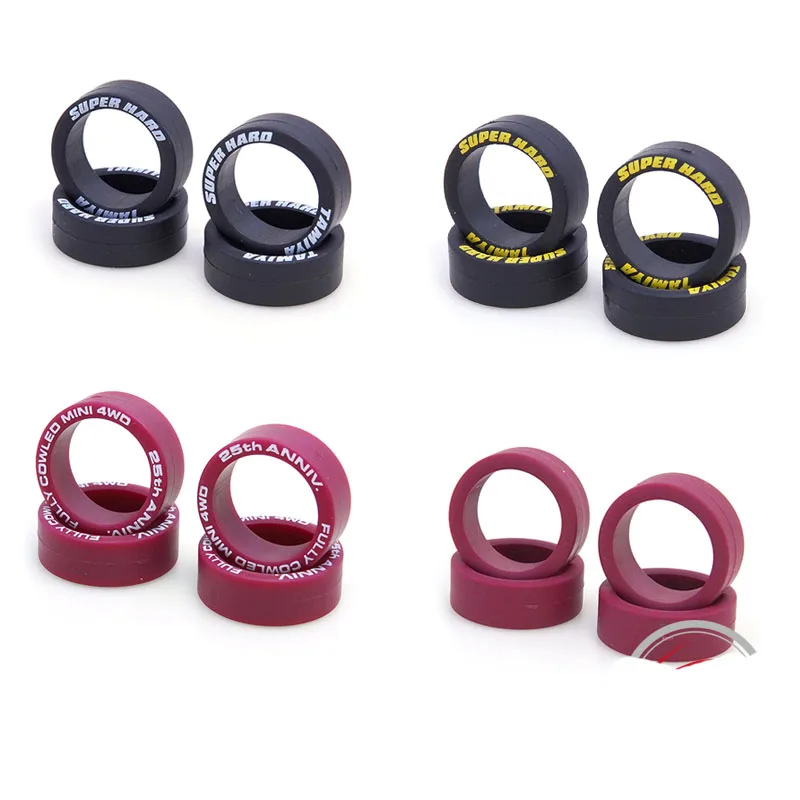 4PCS 95323 95080 95208 Super Hard Medium Diameter Tires Front Rear ...