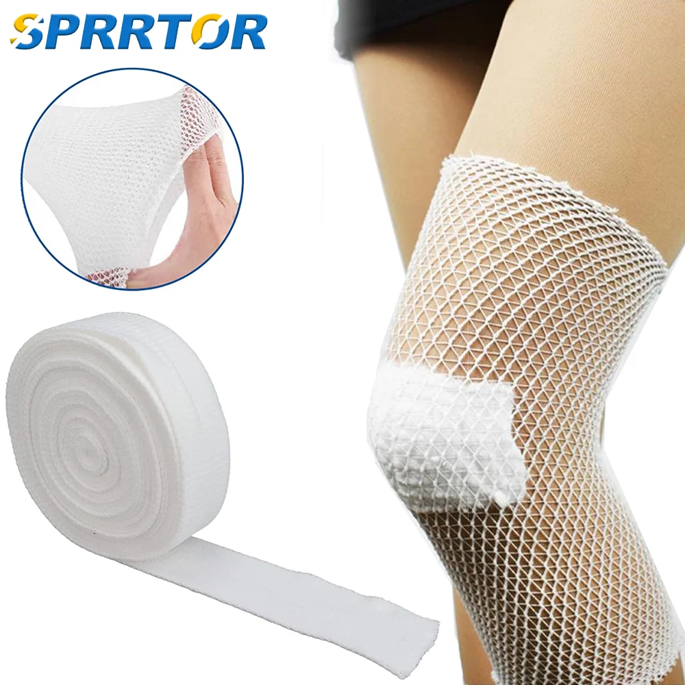 1Roll-Elastic-Net-Wound-Dressing-Net-Tubular-Bandage-Mesh-Tubing ...