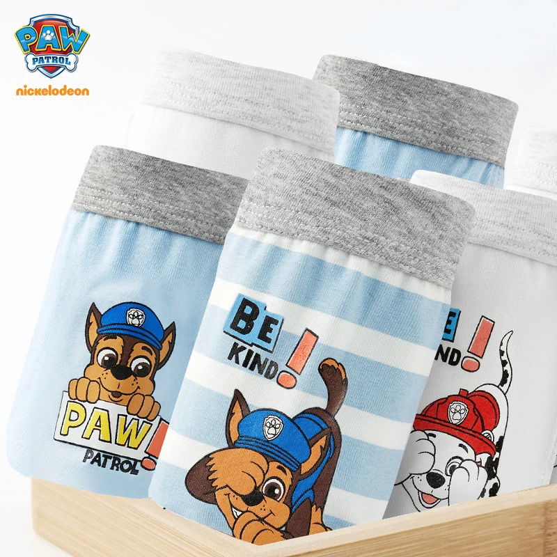 3pcs/Set Paw Patrol Children's Underwear Cotton Baby Boy Boxer Briefs ...
