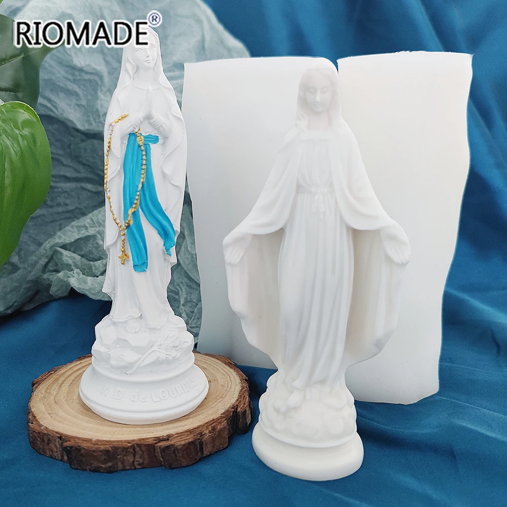 Virgem-Maria-Silicone-Molde-Christian-Freira-Modelo-Vela-Gesso-Cimento ...