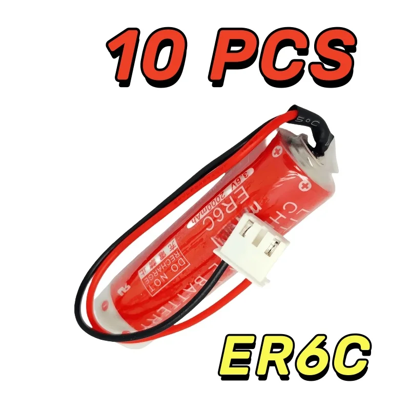10Pack Original NEW Version Package ER6C AA 3.6V F2-40BL PLC Battery ...