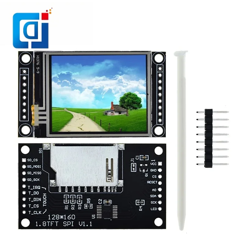 JCD-1-8-Inch-TFT-LCD-Module-LCD-Screen-Module-With-Touch-SPI-Serial-51 ...