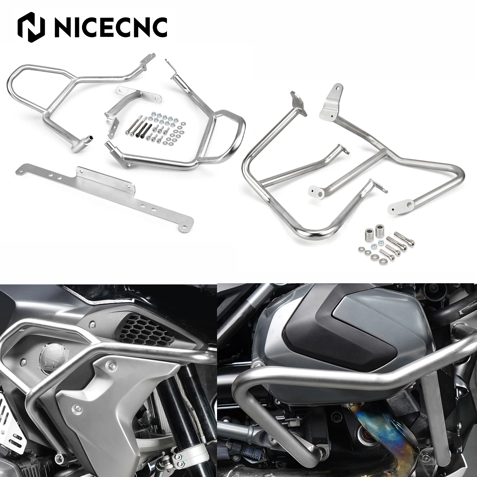For BMW R1250GS R 1250 GS 2019-2024 2023 2022 Motorcycle Upper Crash ...