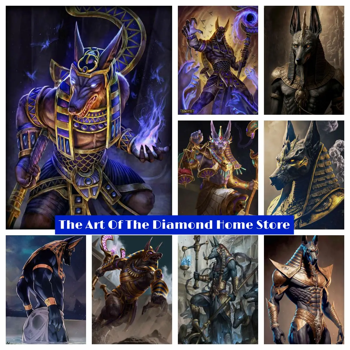 Embroidery-Wolf-King-Anubis-Egypt-God-The-Guardian-Diamond-Painting ...