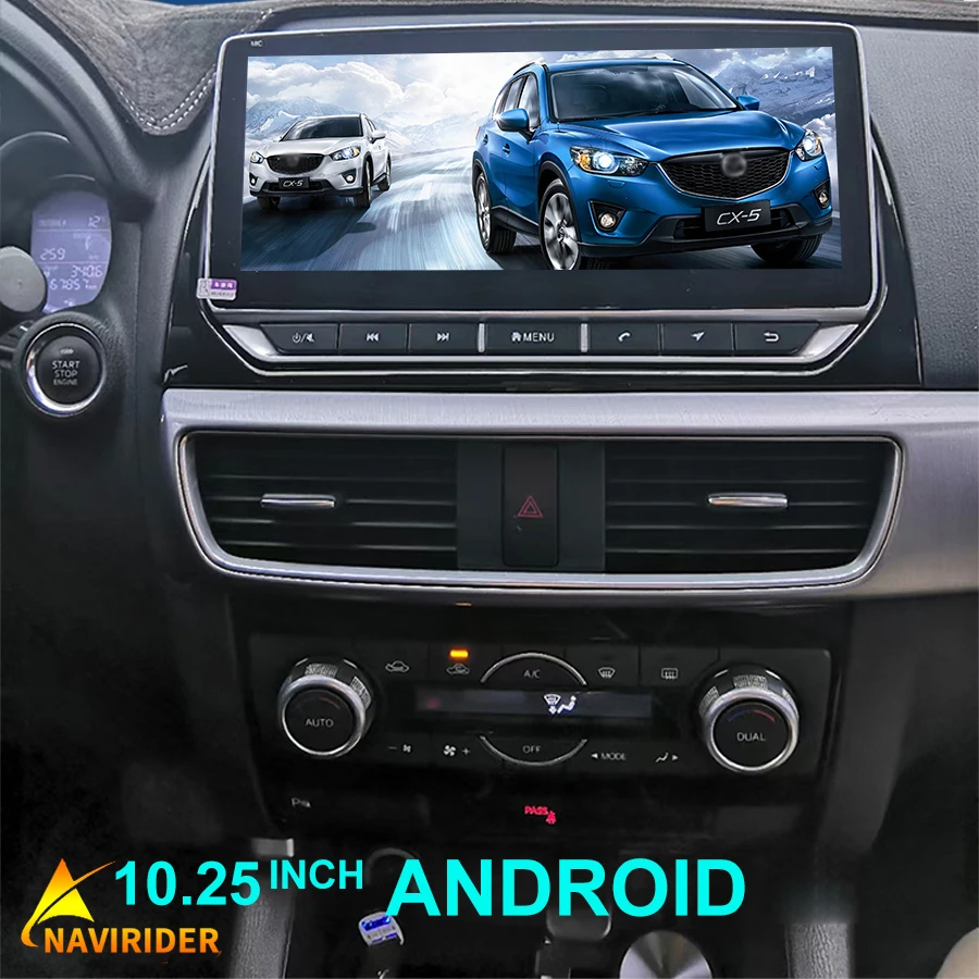 10.25inch Car GPS for Mazda CX-5 2014 2015 Android 15 Stereo Multimedia ...