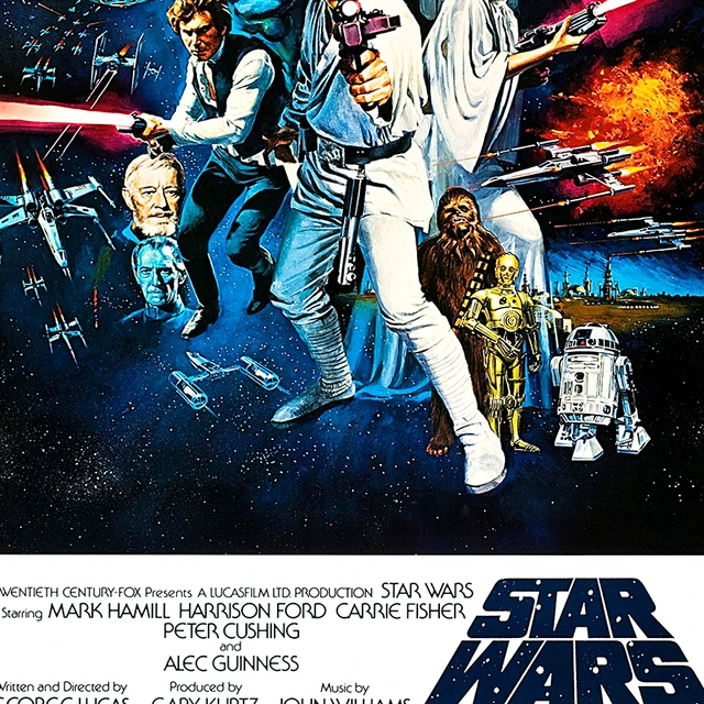 Vintage Star Wars Movie Poster