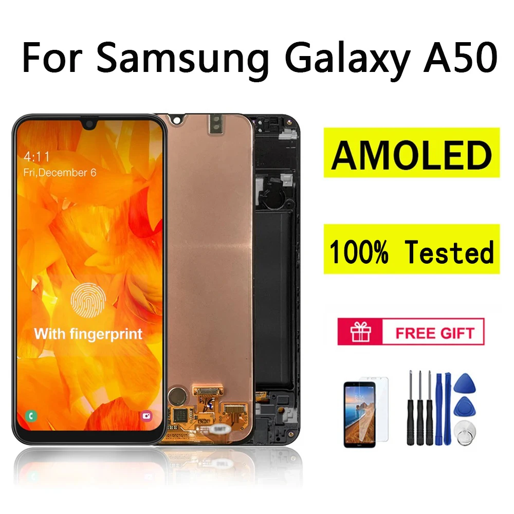 AUMOOK-Super-AMOLED-For-Samsung-Galaxy-A50-LCD-Display-Touch-Screen ...