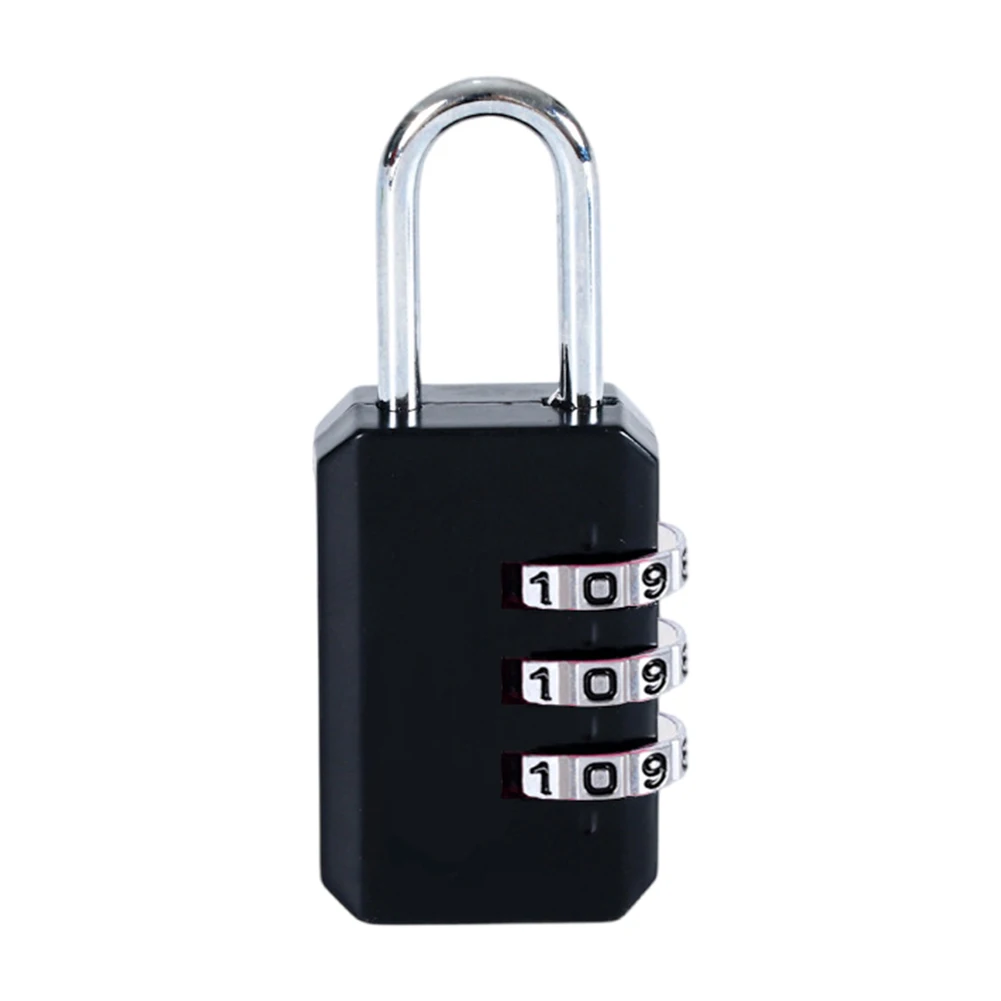 3-Digit-Dial-Combination-Code-Number-Lock-Padlock-For-Luggage-Zipper ...