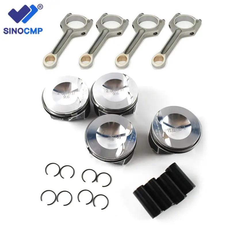 4pcs-piston-4pcs-connecting-rod-kit-2-0T-21mm-23mm-06H107065DM-for-AUDI ...