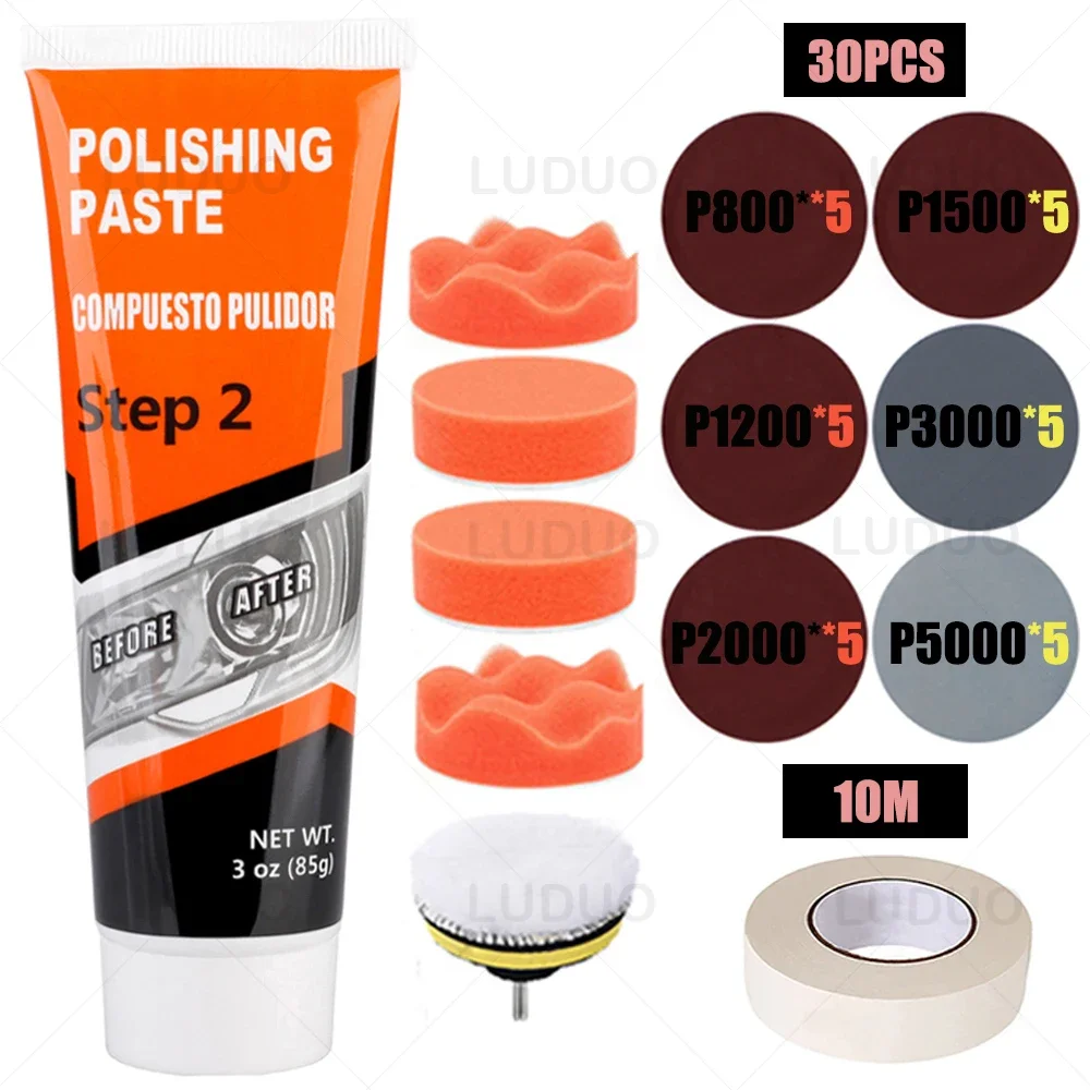 Car-Headlight-Restoration-Polishing-Kits-Polishing-Paste-Chemical ...